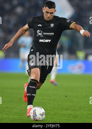 Roberto PICCOLI of Cagliari Calcio celebrate his goal with teammates ...