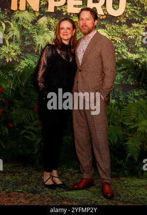 London, UK. Laura Wade and Samuel West at Paddington in Peru premiere ...