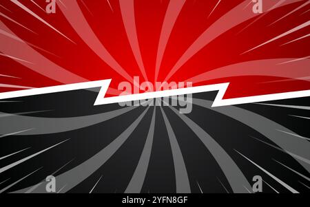 Versus battle retro background with halftones. Vector illustration ...