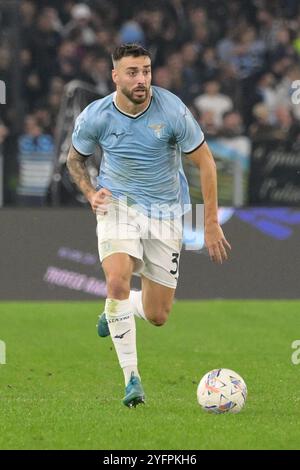 Lazioâ s Mario Gila during the Italian Football Championship League A 2024/2025 match between SS ...