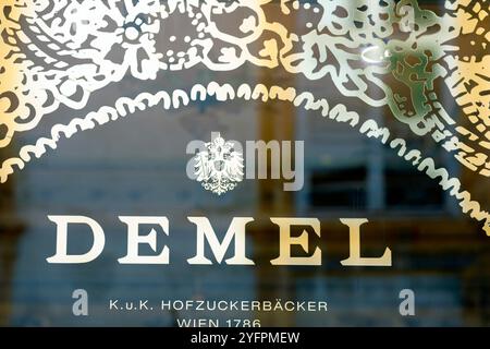 Demel in Vienna, Austria. Famous pastry shop and chocolaterie ...
