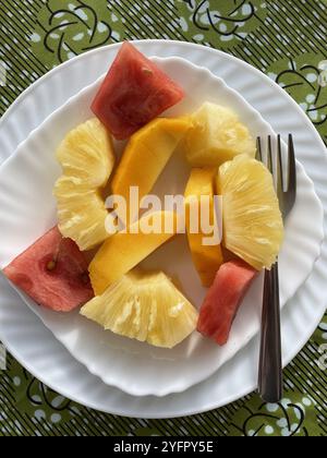 Breakfast served in a hotel in Huye, Rwanda Stock Photo - Alamy