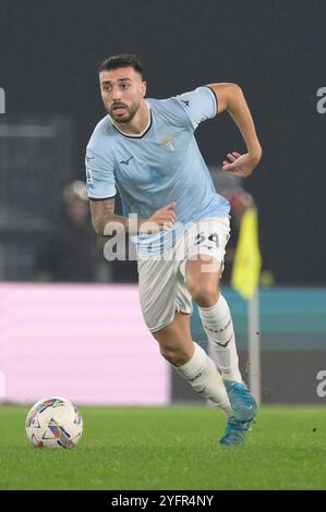 Lazioâ s Mario Gila during the Italian Football Championship League A 2024/2025 match between SS ...