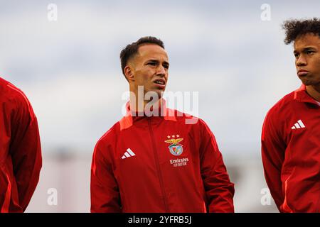 Hugo Felix (SL Benfica B) seen during Liga Portugal 2 game between ...