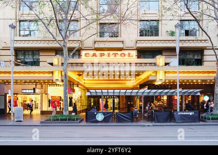 The Capitol theatre, Swanston Street, Melbourne Australia Stock Photo ...