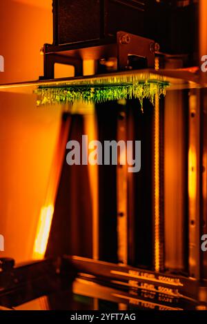 3d resin printer in interior showroom Stock Photo - Alamy