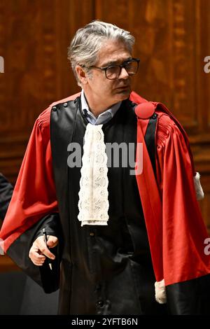 Public prosecutor Bjorn Backx pictured during the composition of the ...