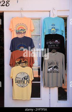 Stores in downtown Santa Fe New Mexico USA Stock Photo - Alamy