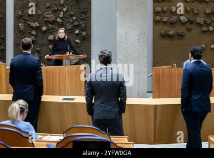 THE HAGUE - Marina Vondeling (PVV) during a debate in the House of ...