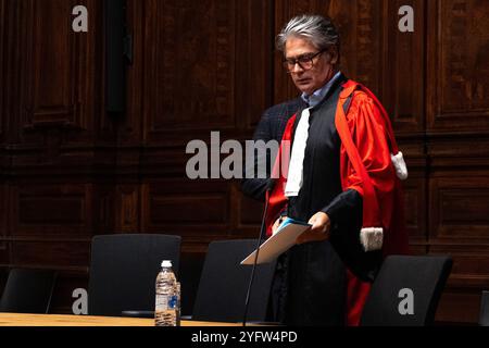 Public prosecutor Bjorn Backx pictured during the composition of the ...