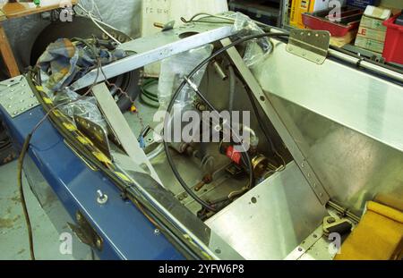 Classic 1973 Brabham F2 BT40 single seater racing car during renovation ...