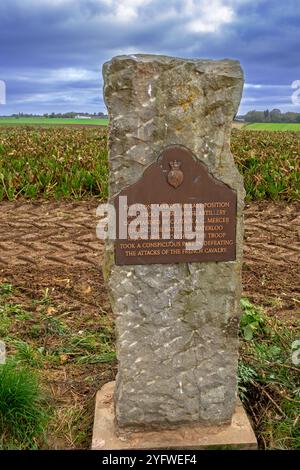Memorial to Captain Mercer of the Royal Horse Artillery on the ...