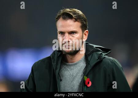 Watford manager Tom Cleverley before the Sky Bet Championship match at ...