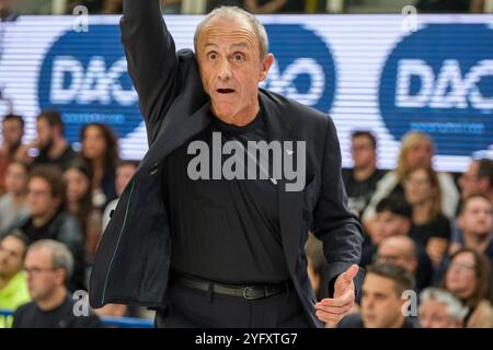 Ettore Messina, head coach EA7 Emporio Armani Olimpia Milano during EA7 ...