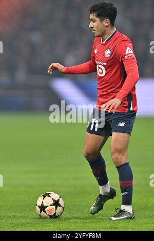 11 Osame SAHRAOUI (losc) during the Ligue 1 McDonald's match between ...
