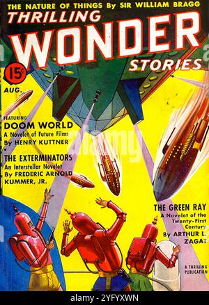 Wonder Stories, a science fiction magazine from 1930, features ...