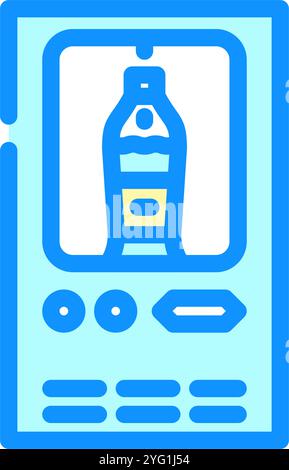 bottle refill station color icon vector illustration Stock Vector Image ...