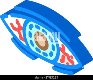 eye injuries household injury accident glyph icon vector. eye injuries ...