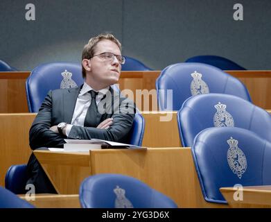 THE HAGUE - Pepijn van Houwelingen (FVD) during the swearing-in ...