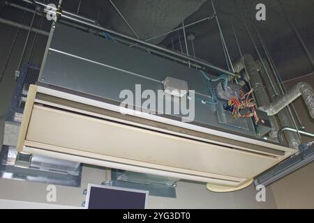 Suspended Air Conditioner Stock Photo - Alamy