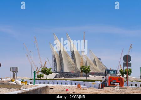 Five futuristic falcon wings of Sheikh Zayed National Museum under ...