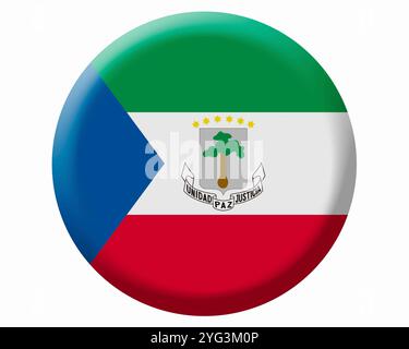 Flag of Equatorial Guinea. Equatorial Guinea flag. National symbol of ...