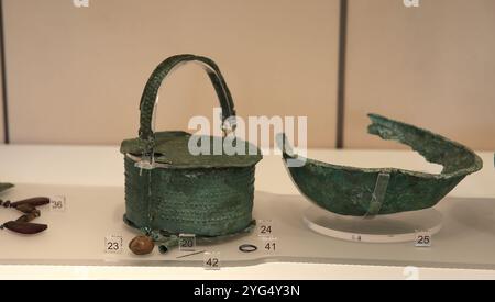Protohistory. Latin peoples. Objects from tomb 238, La Rustica/Collatia ...
