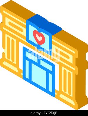 book club shop isometric icon vector illustration Stock Vector Image ...