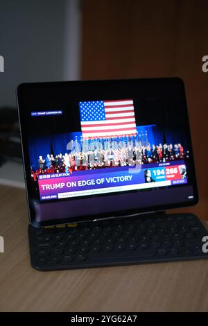 Donald Trump Declares victory in the 2024 US presidential election on ...