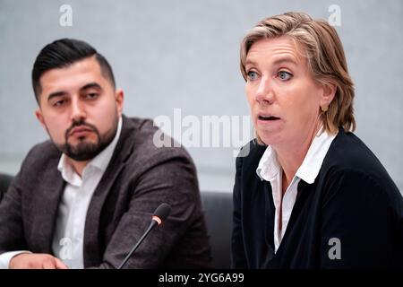 DEN HAAG, NETHERLANDS - JUNE 4: Ingrid Michon-Derkzen (VVD), Peter de ...