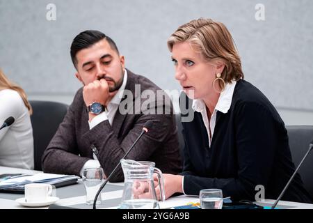 DEN HAAG - Ingrid Michon-Derkzen (VVD) and Derk Boswijk (CDA) during a ...