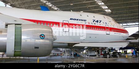 First Jumbo jet RA001 Boeing 747-121 airliner The Museum of Flight ...