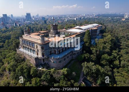 aerial view forest of Chapultepec. urban park in Mexico City. (Photo ...