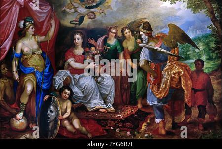 Portrait of Hendrick van Balen (1575-1632) . portrait in grisaille ...