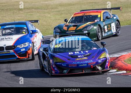 Takuma Aoki Team BRIT McLaren 570s GT4 during the 2024 British ...