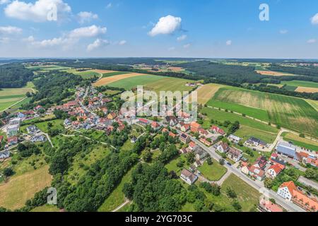 Sommer im Fränkischen Seenland am Kleinen Brombachsee bei Absberg Die ...