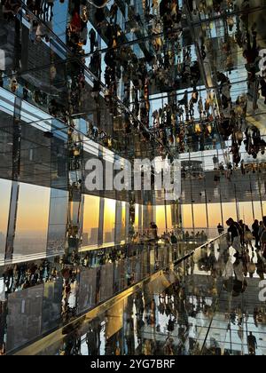 Sunset in Summit One Vanderbilt Stock Photo - Alamy