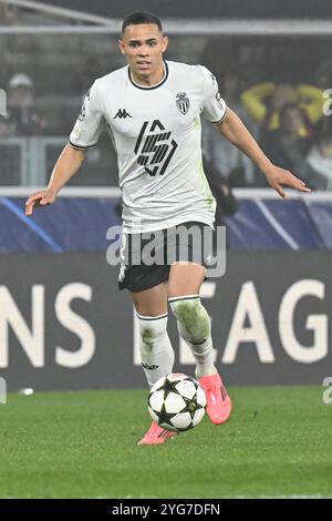 Vanderson of AS Monaco in action during the UEFA Champions League 2025/ ...