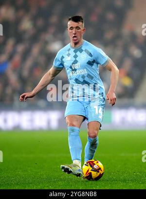Cardiff City's David Turnbull during the Carabao Cup quarter final at ...