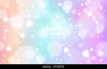 Unicorn background with rainbow mesh Stock Vector Image & Art - Alamy