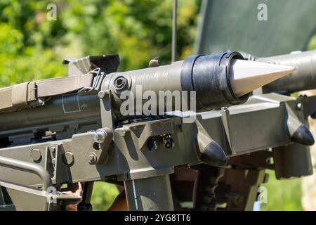 French-made Missile Transportable Anti-aérien Léger (MISTRAL) short ...