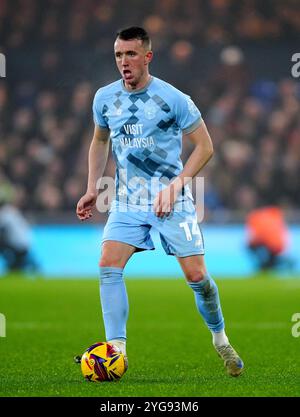 Cardiff City's David Turnbull during the Carabao Cup quarter final at ...
