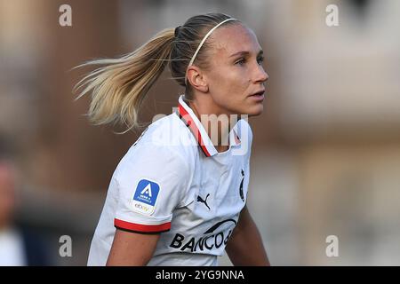 Emma Koivisto of AC Milan in action during the Serie A Match Napoli ...