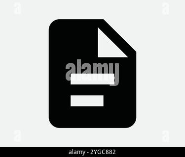 folded document icon black vector illustration Stock Vector Image & Art ...