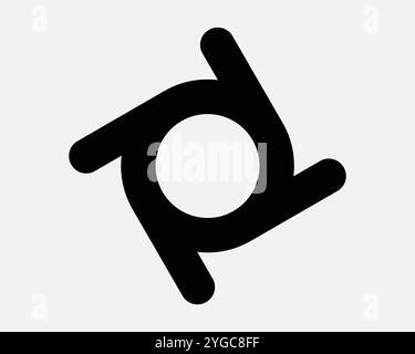 Spiral, swirl ,twirl circular, concentric element. Whirlpool, whirlwind ...