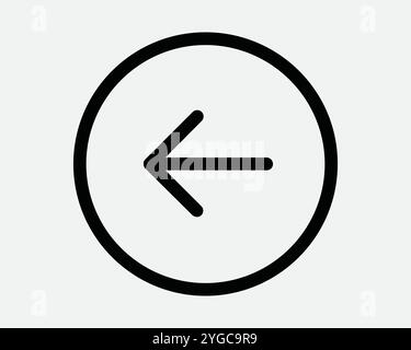 arrow circular icon. Simple thin line, outline vector of Arrows icons ...