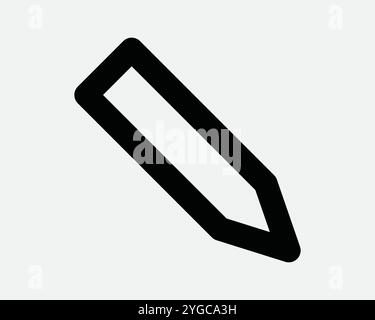 Linear Pen, write icon. Signature pen outline and filled vector sign ...
