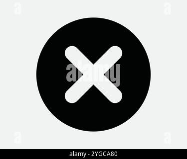 Cancel Round Icon Cancellation Delete Error Cross X Close Negative ...