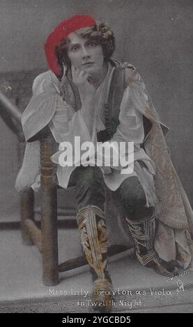 Lily Brayton - English actress Stock Photo - Alamy