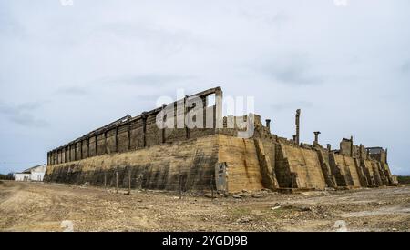 Remains of a salt factory, Mar Rosado, Galerazamba, Bolivar, Colombia ...